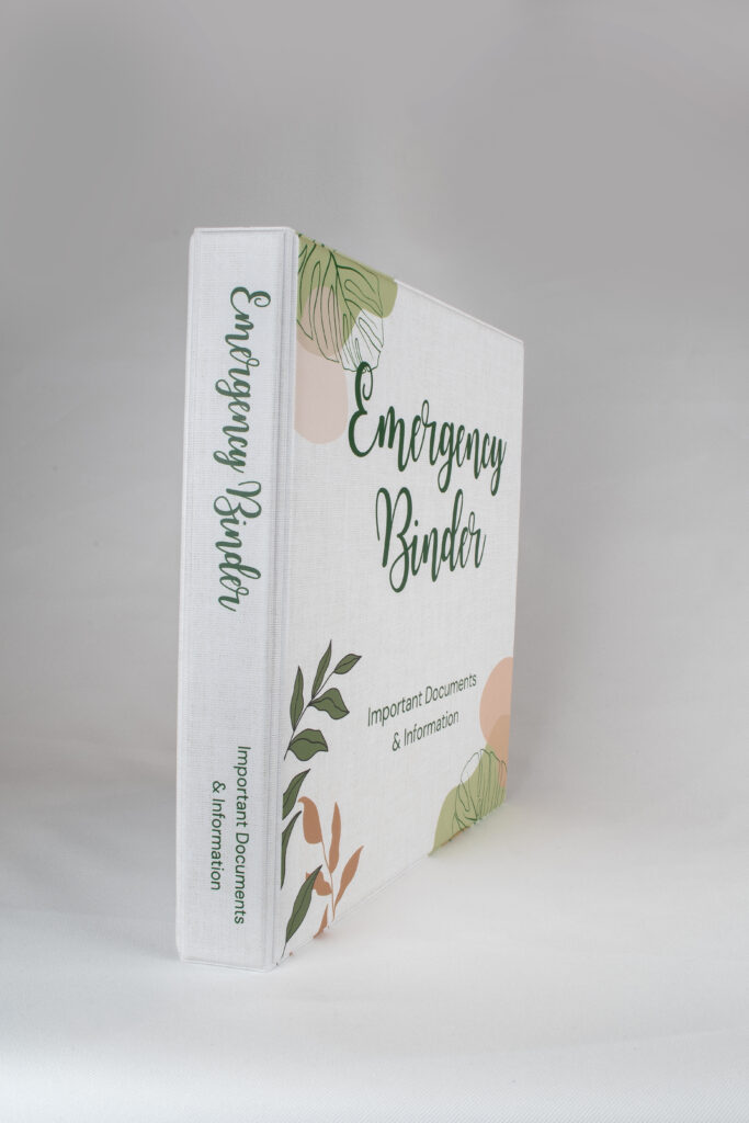 Emergency Binder - Why do we need one? - Tabbing Services Ltd