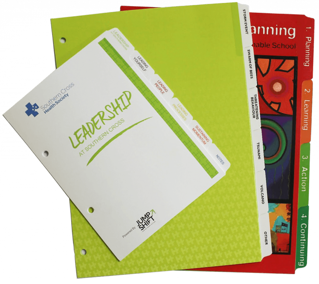 Tabbing Services | Custom made tab dividers for your ring binders